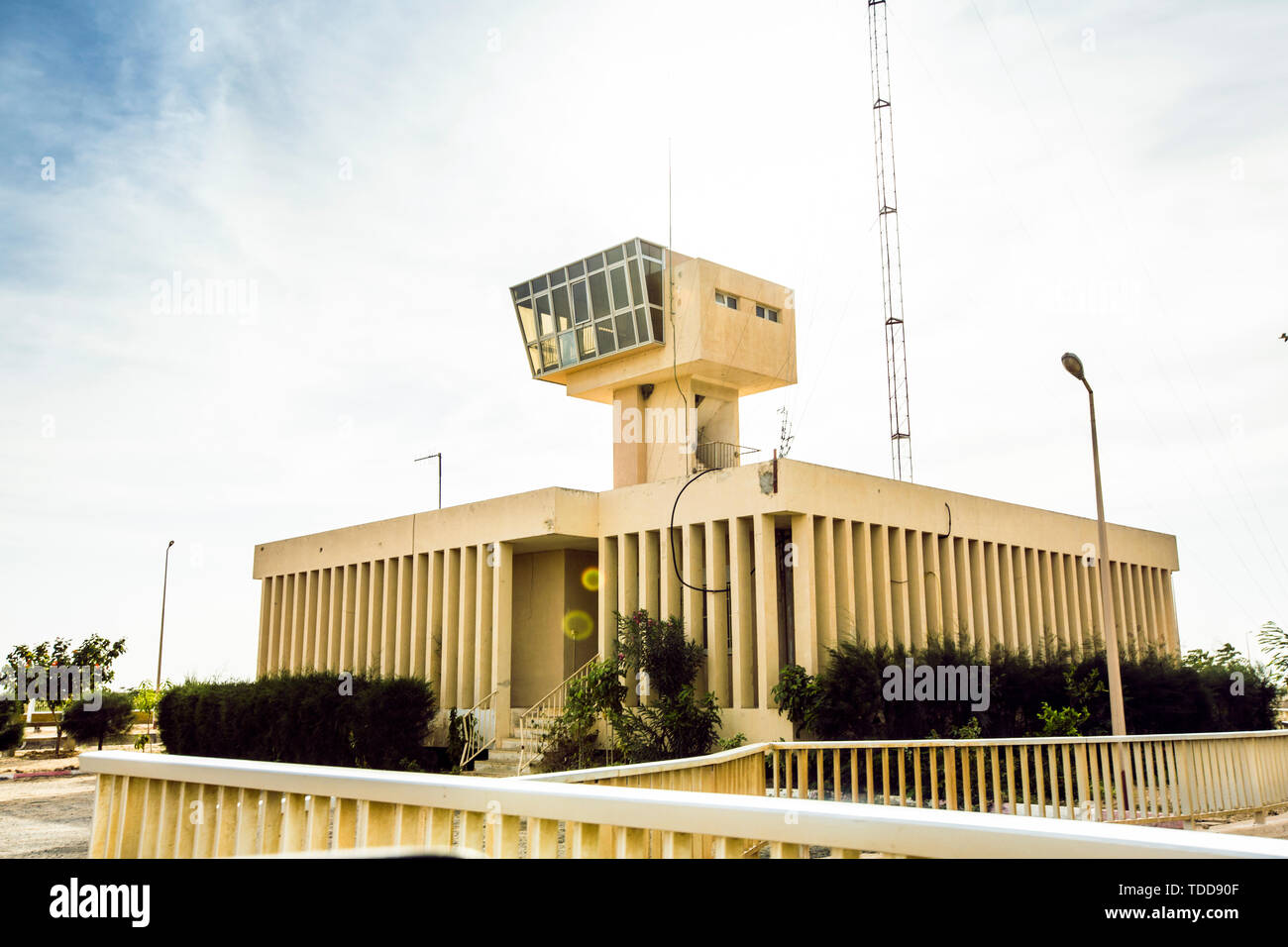 Africa, Senegal, border, border checkpoint, Dakar, surface, road sign ...