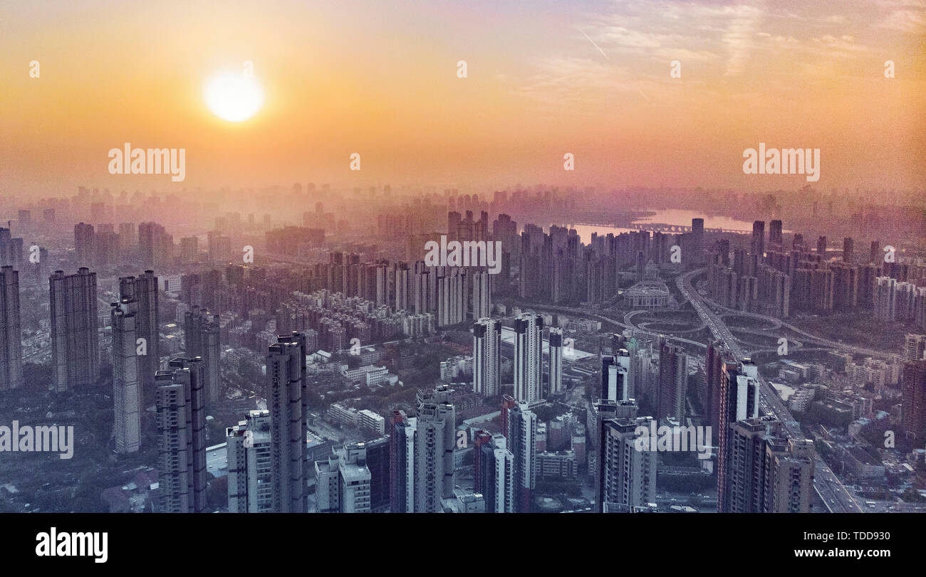 Aerial shot Wuhan Stock Photo - Alamy