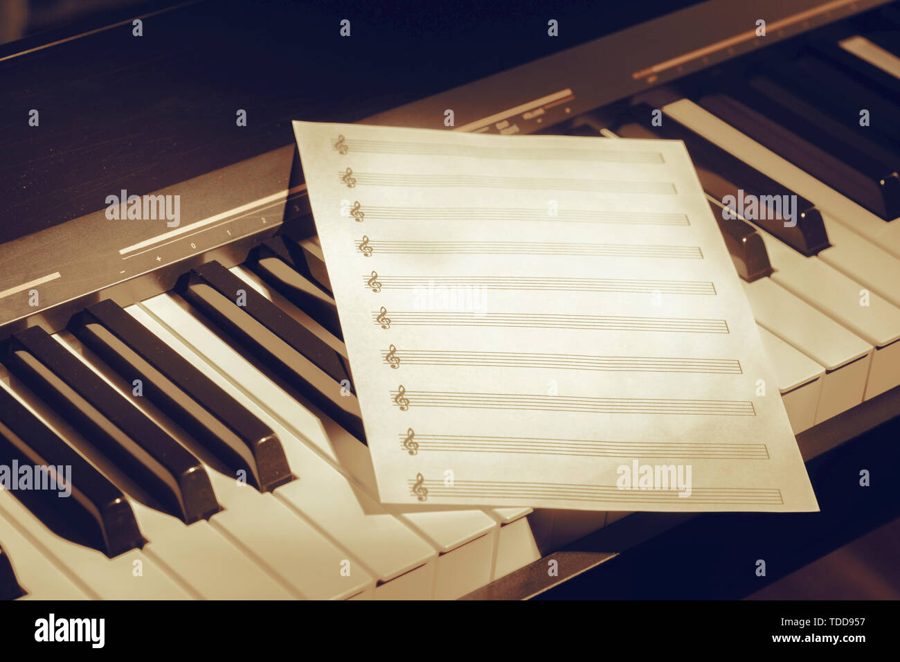 Open book music score hi-res stock photography and images - Alamy