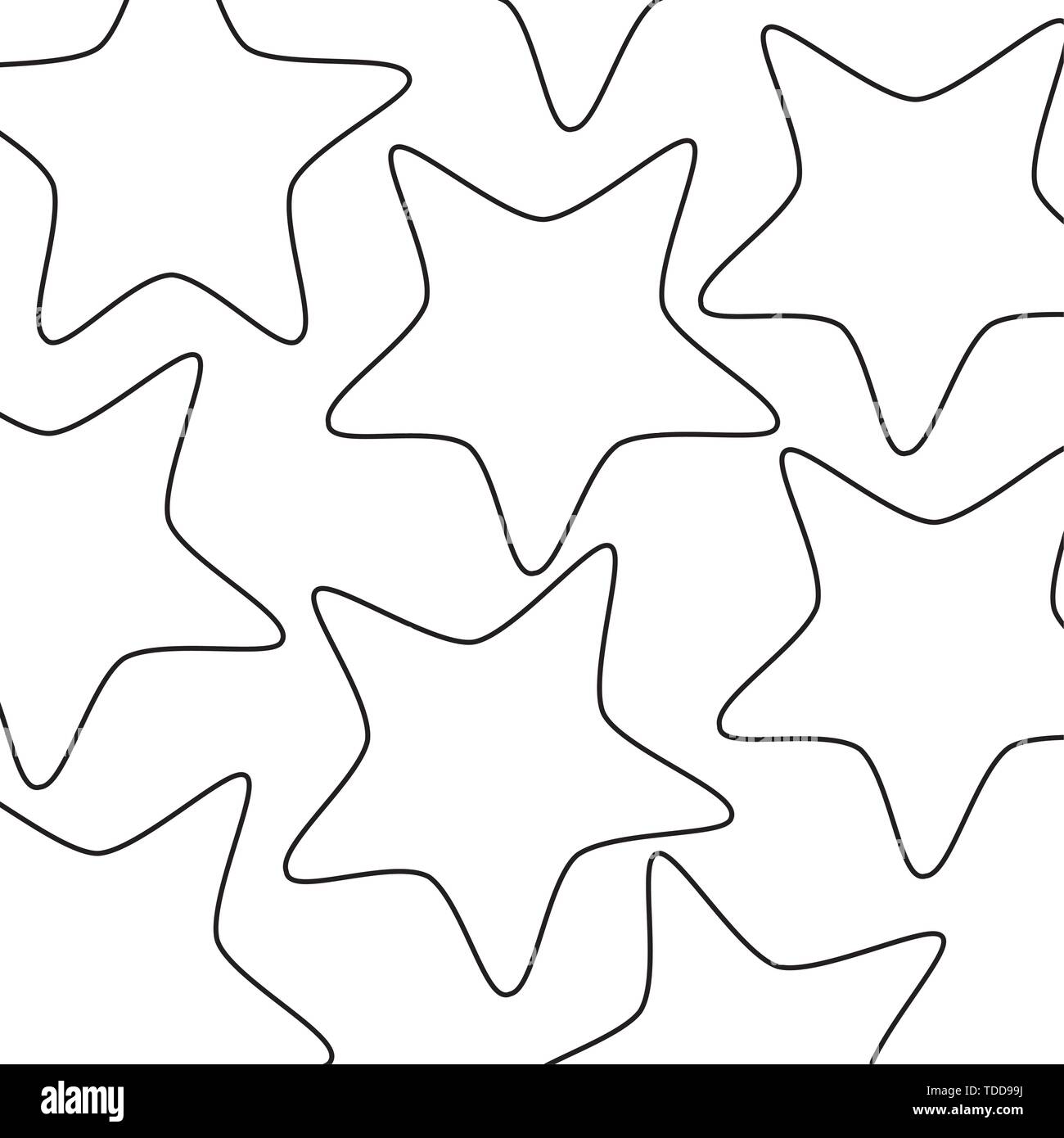 pattern of cute stars background vector illustration design Stock ...