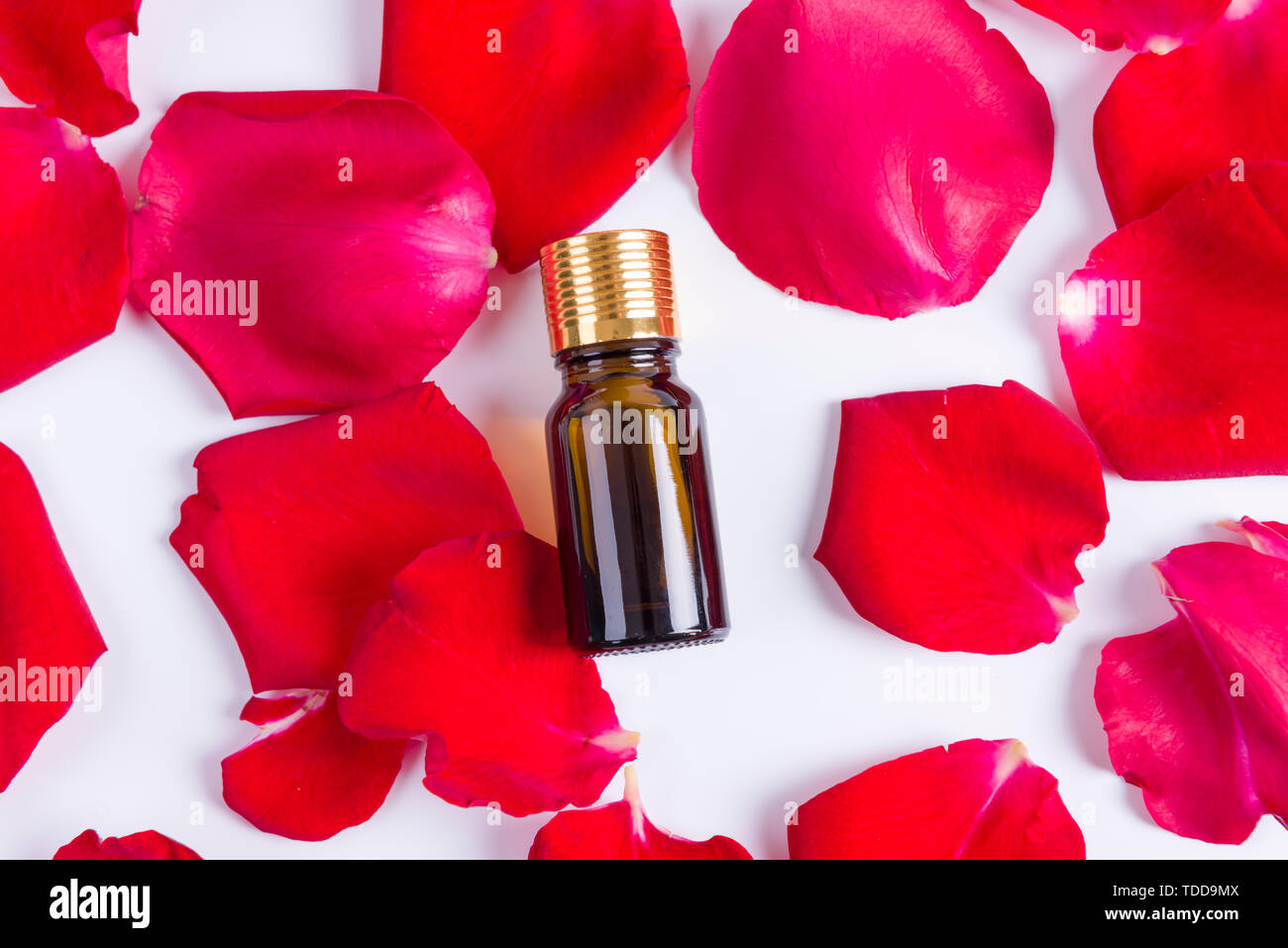 Rose essential oil Stock Photo - Alamy
