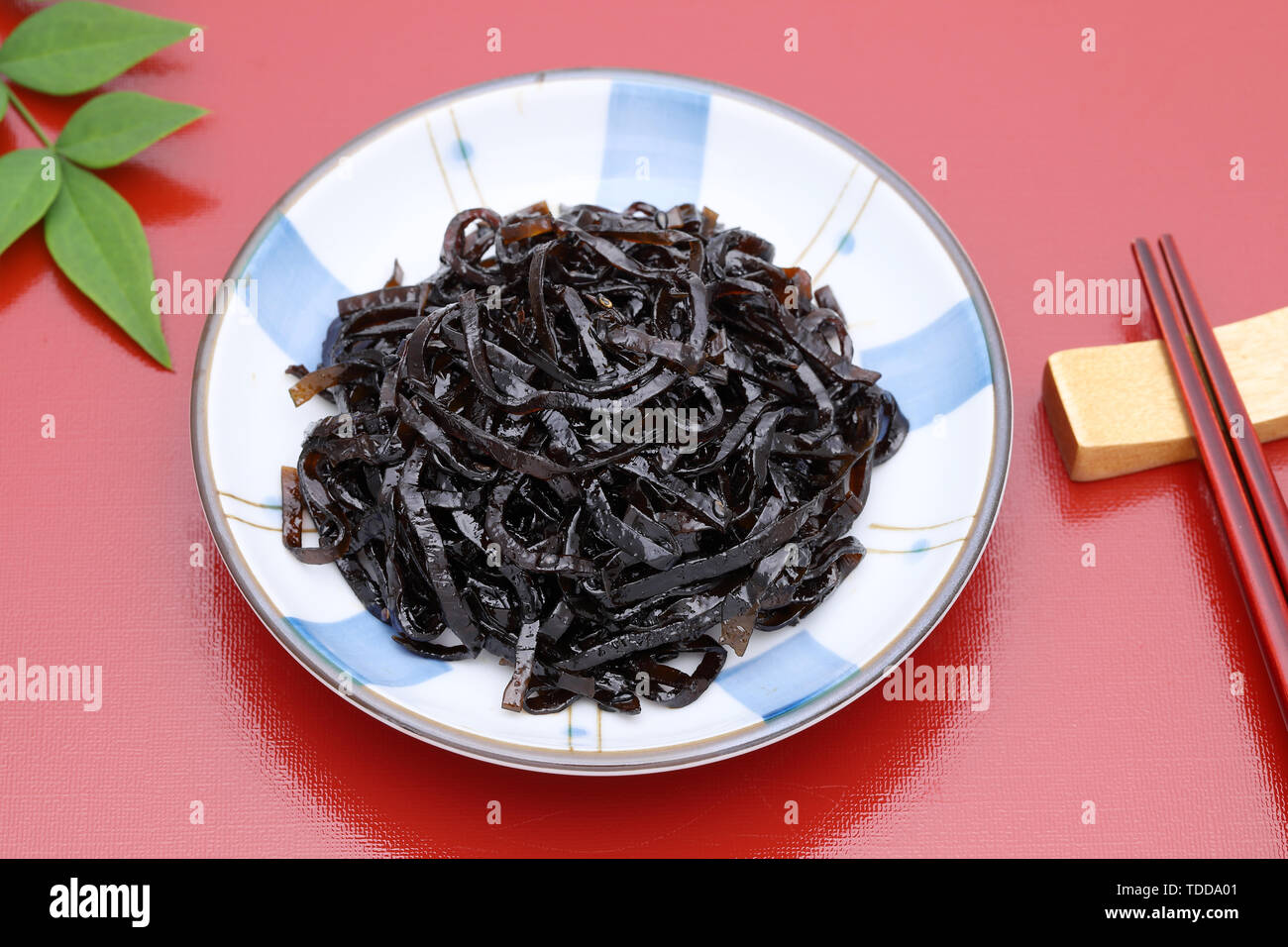 Japanese tsukudani of konbu on table Stock Photo - Alamy