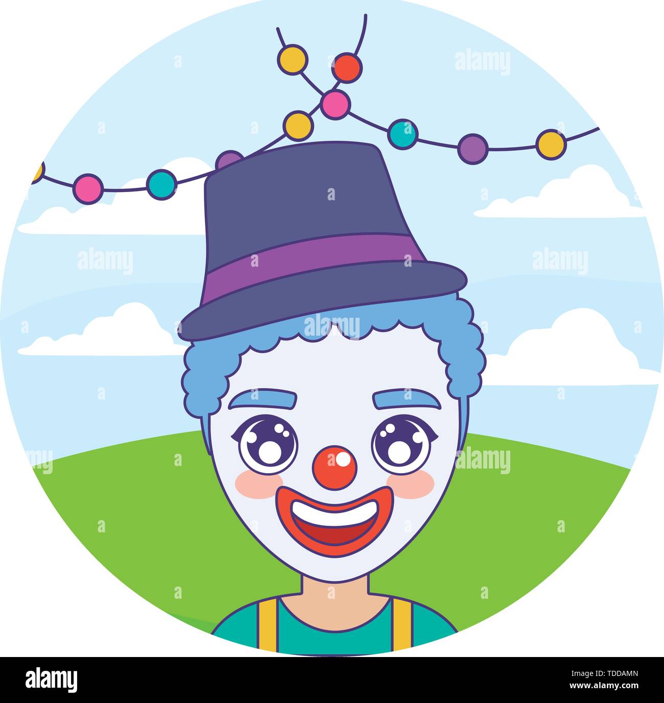 Hanging clown Stock Vector Images - Alamy