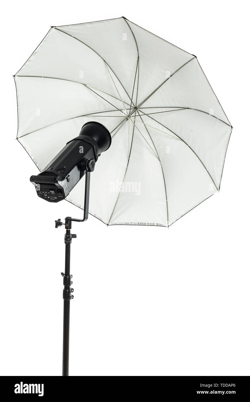 Studio lighting isolated on white Stock Photo - Alamy
