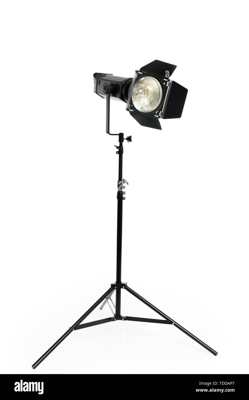 Studio lighting isolated on white Stock Photo - Alamy