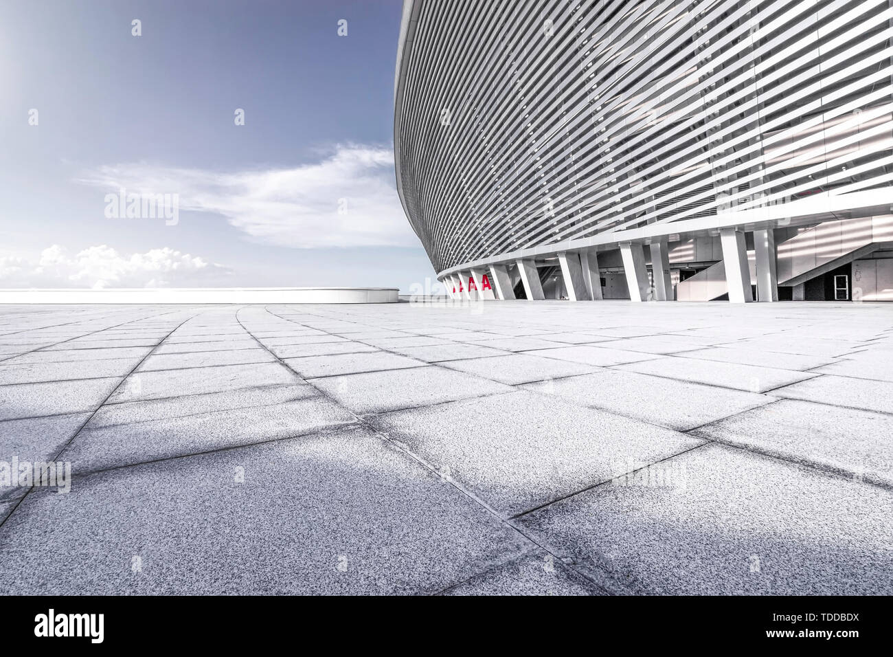 Advertising background building Stock Photo - Alamy