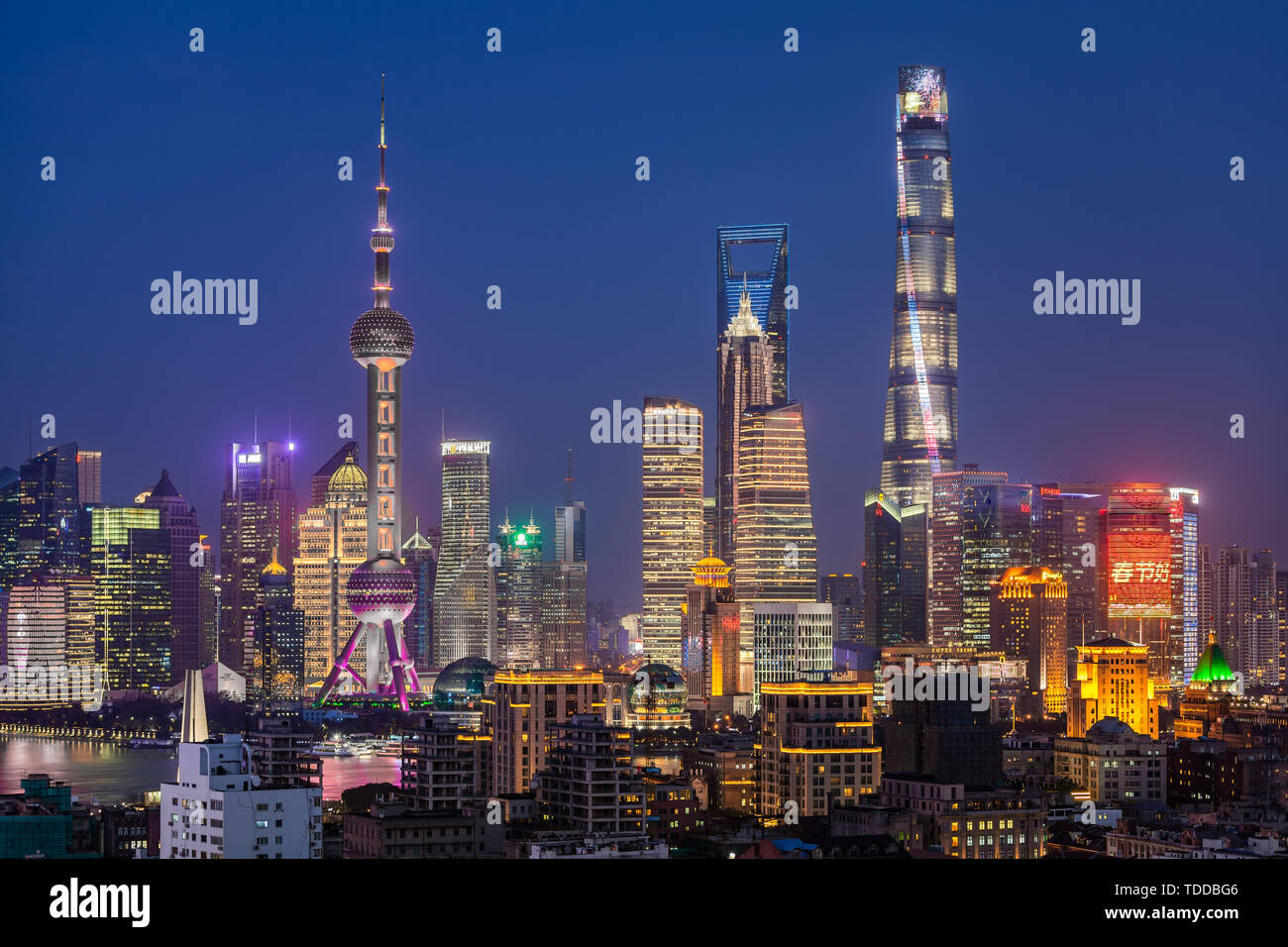 Shanghai City Architecture Scenery Stock Photo - Alamy