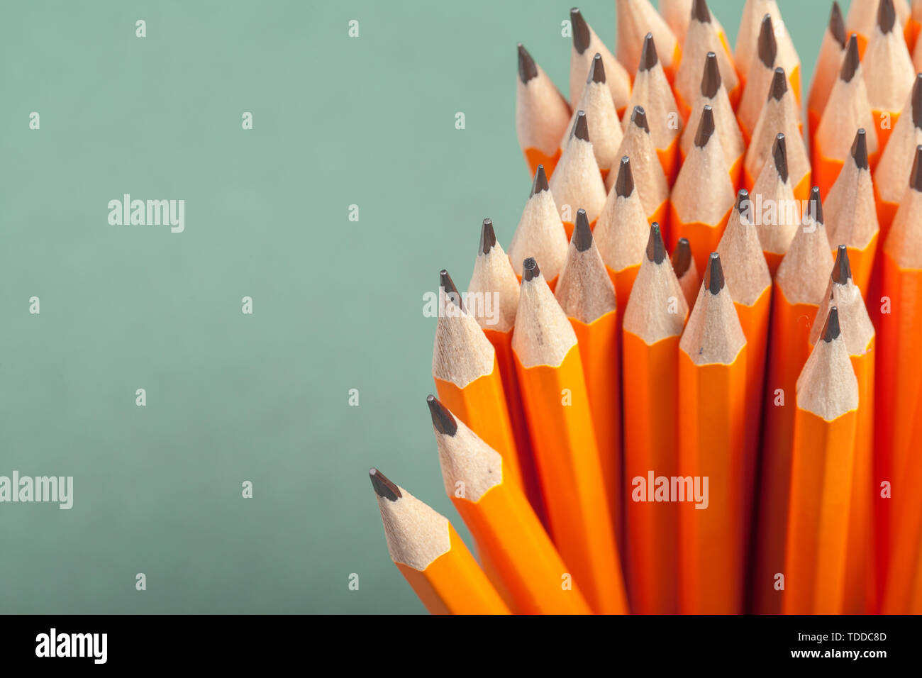 Pile of pencils Stock Photo - Alamy