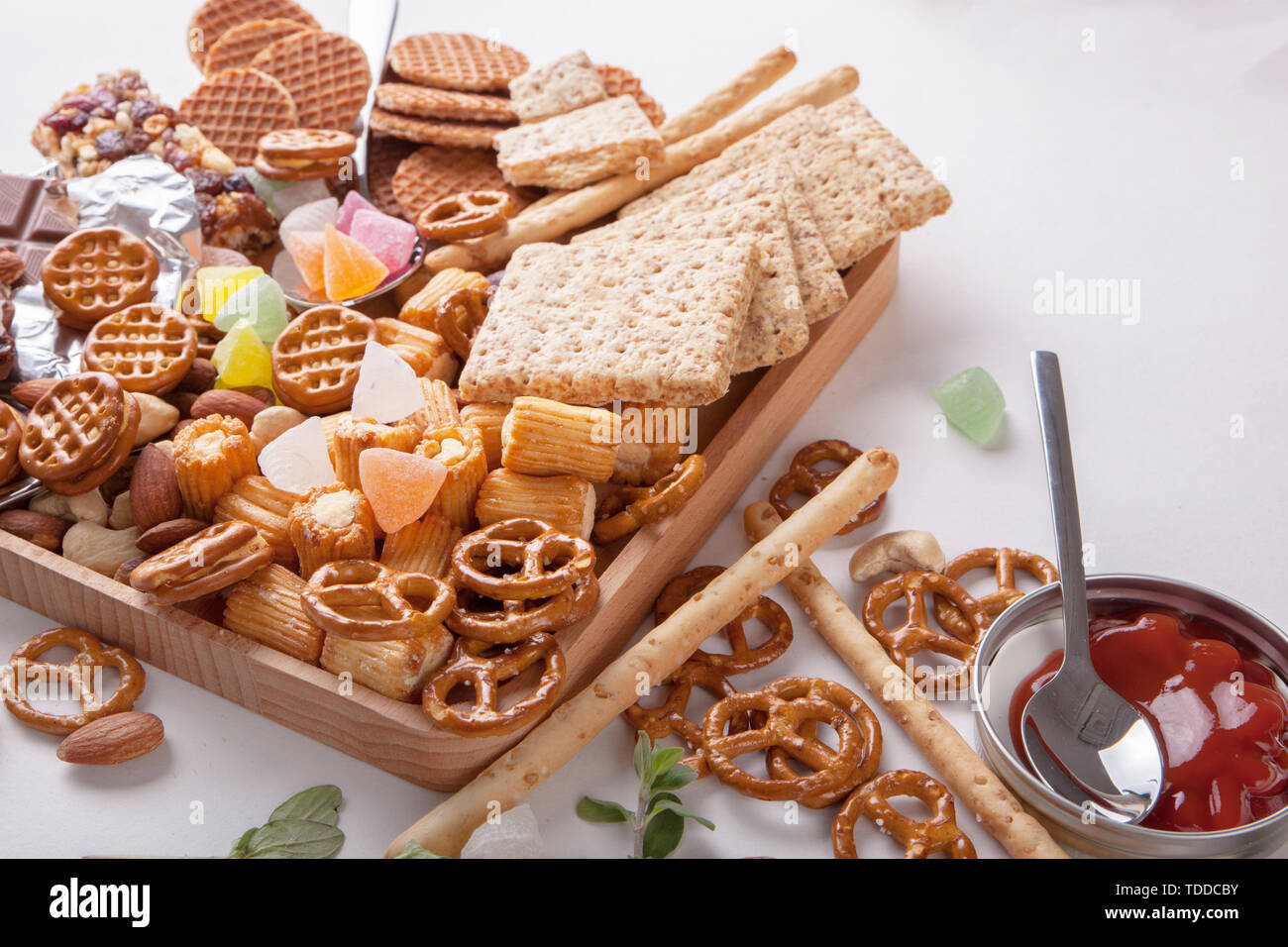 Baking snack platter Stock Photo - Alamy