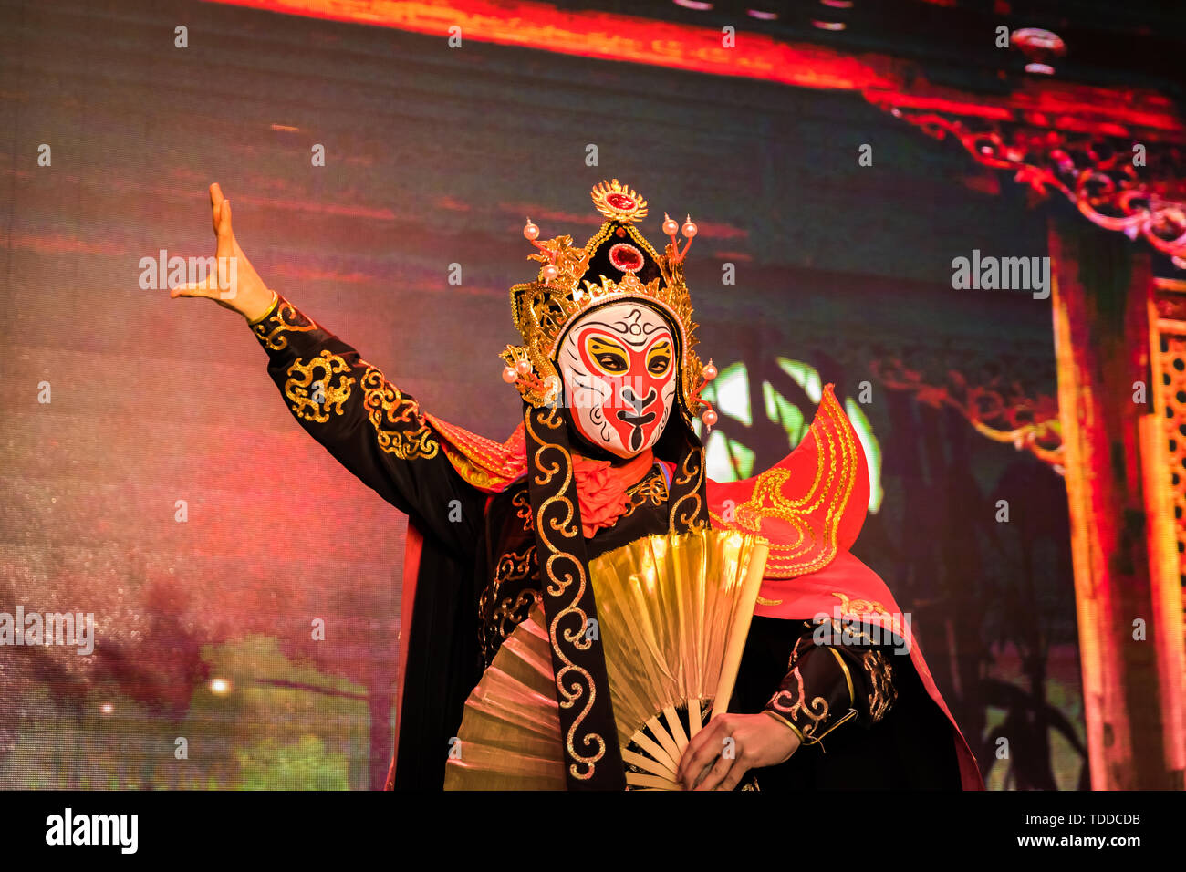 Sichuan Opera Changing Faces National Quintessence Culture Stock Photo ...