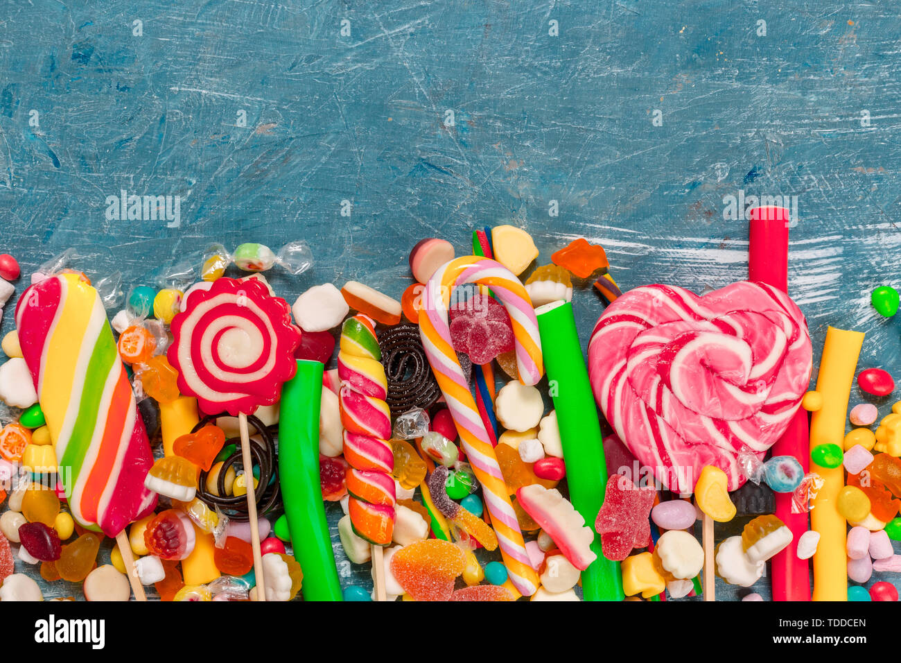 Colorful Candies mixed Stock Photo - Alamy