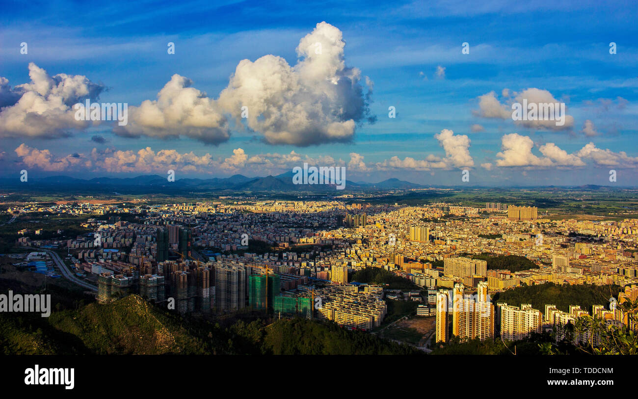 Daylight and city s dawn church in high rise building hi-res stock ...