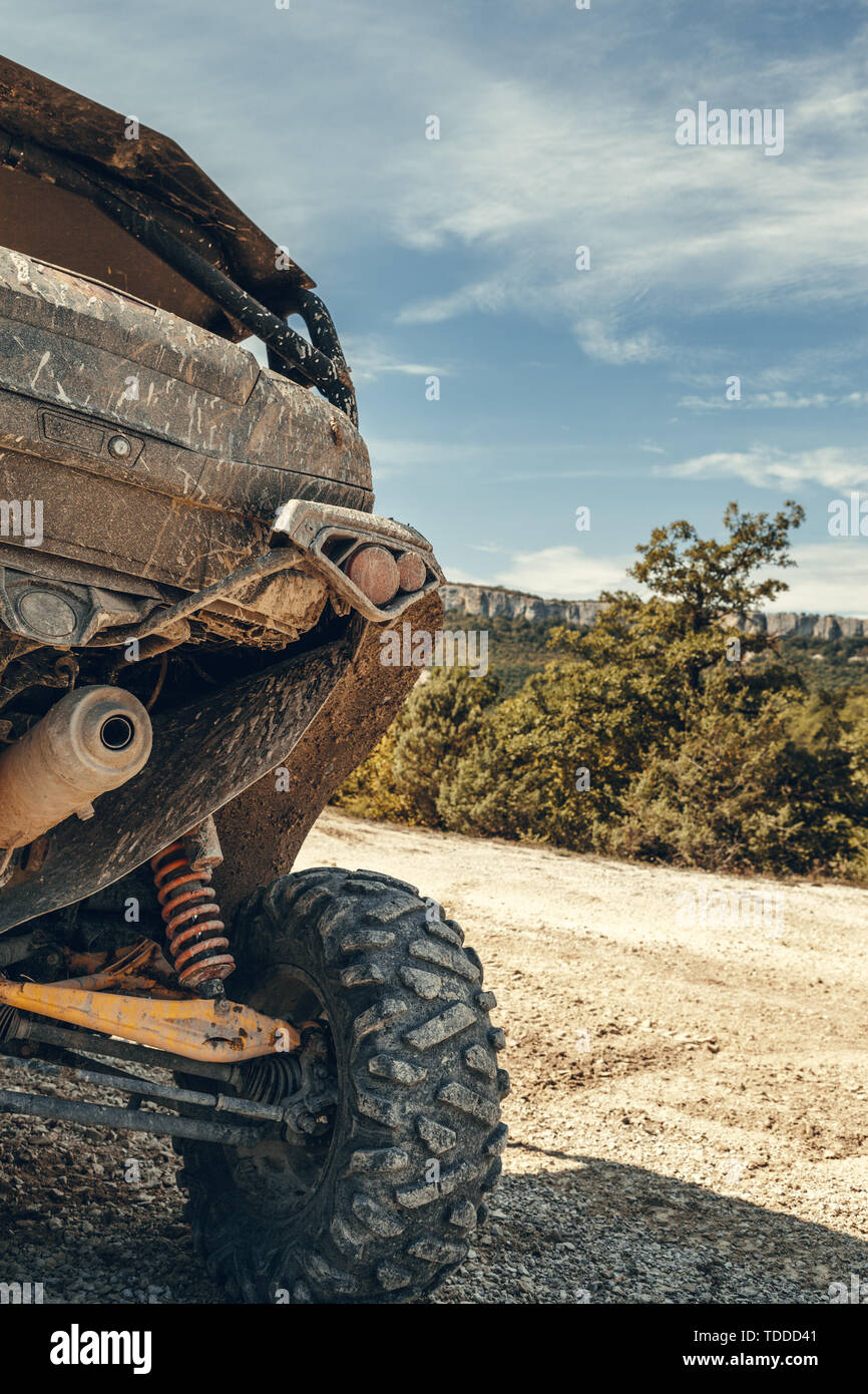 Quad biking close up hi-res stock photography and images - Alamy