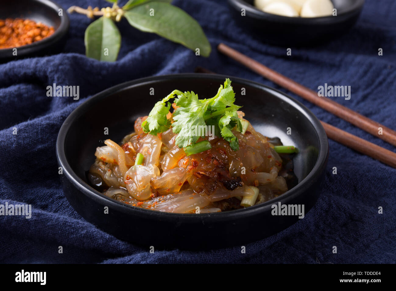 Delicious jellyfish skin Stock Photo - Alamy