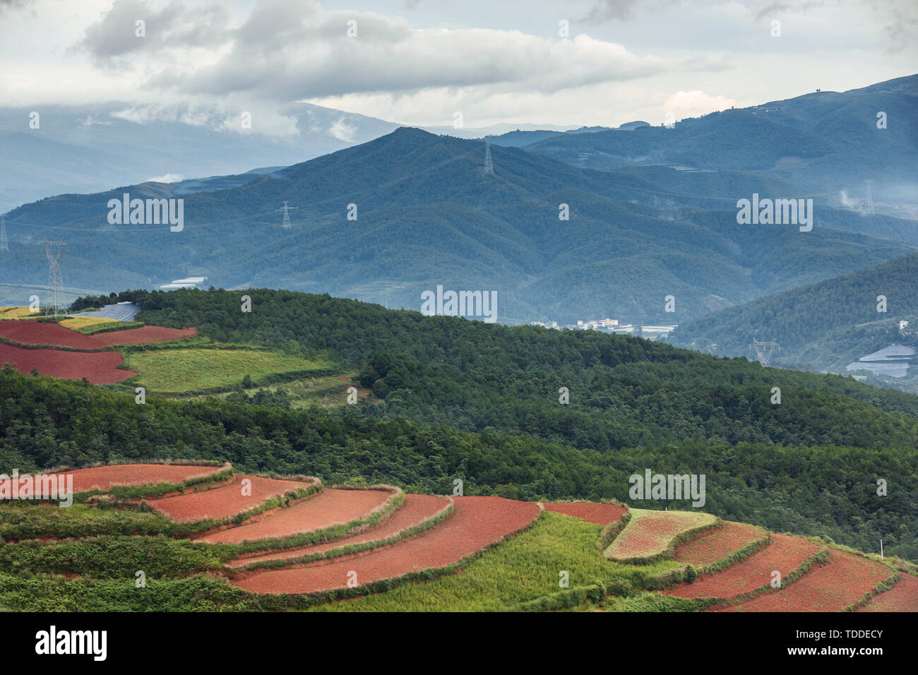 Red Land Scenery of Dongchuan, Yunnan 6 (Red Land Town, located more ...