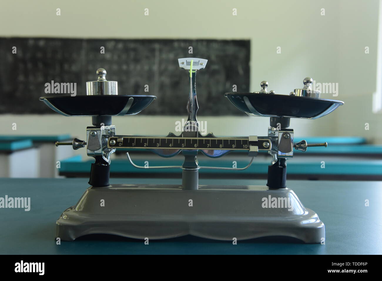 Balance teaching material Stock Photo - Alamy