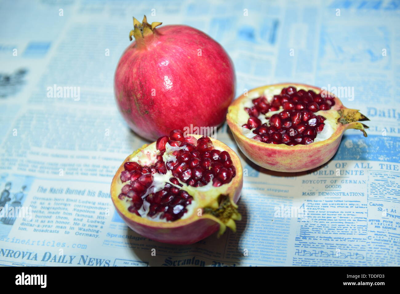 Soft seed pomegranate Stock Photo - Alamy