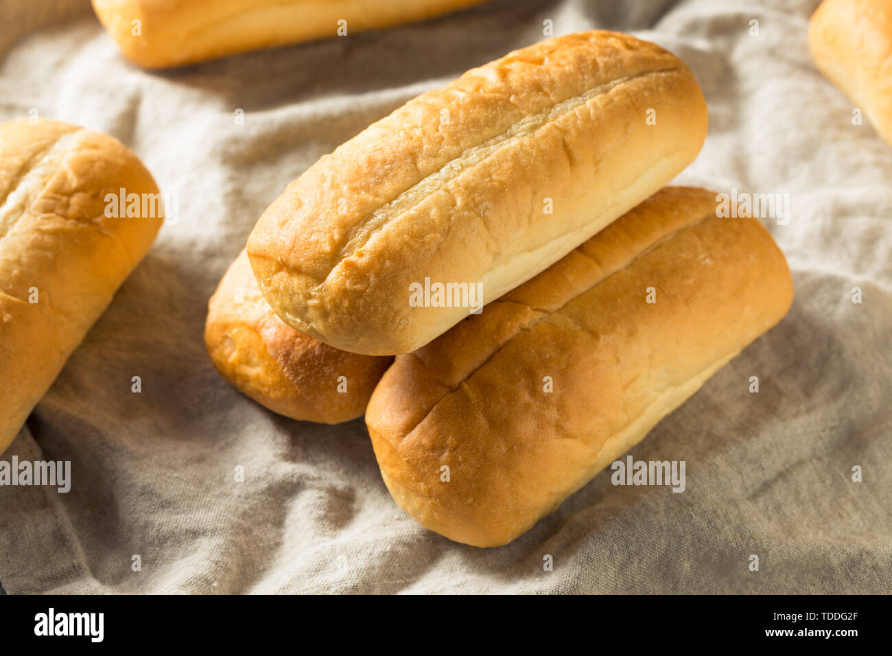 Homemade Italian Sandwich Bread Loafs Ready to Slice Stock Photo - Alamy