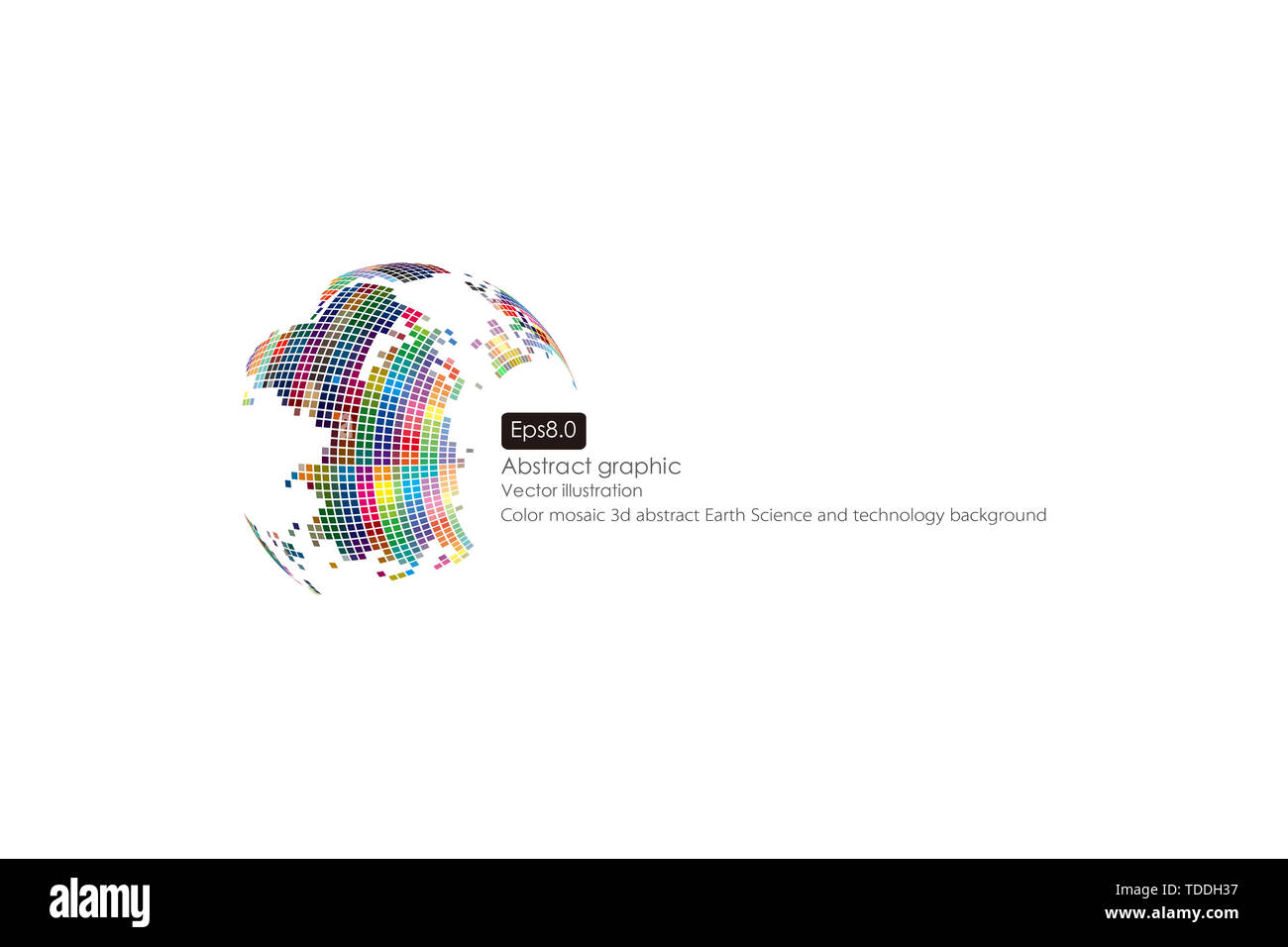 Science and technology background diagram of color mosaic Stock Photo ...