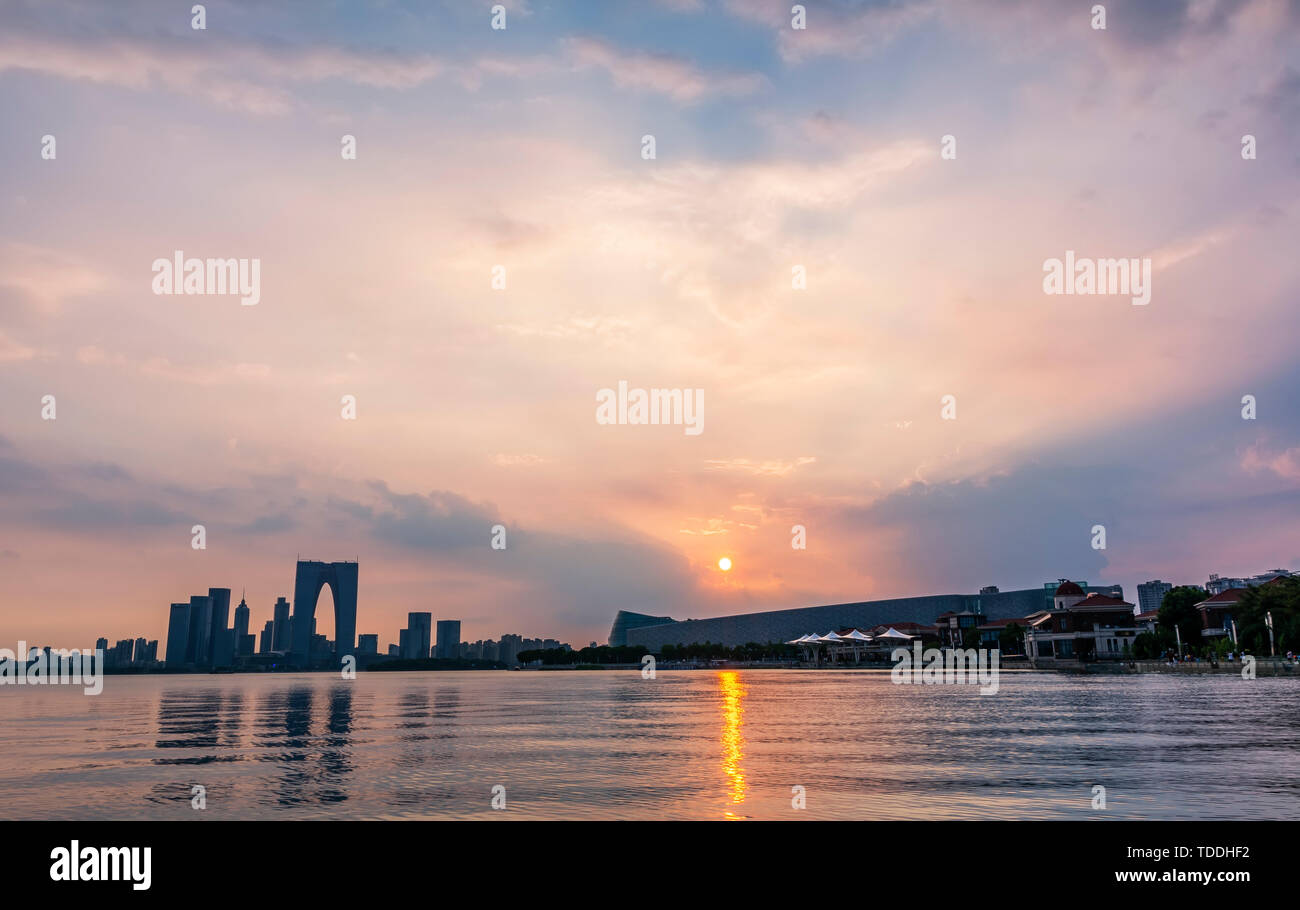 Jinji Lake Scenic Area, Suzhou Stock Photo - Alamy