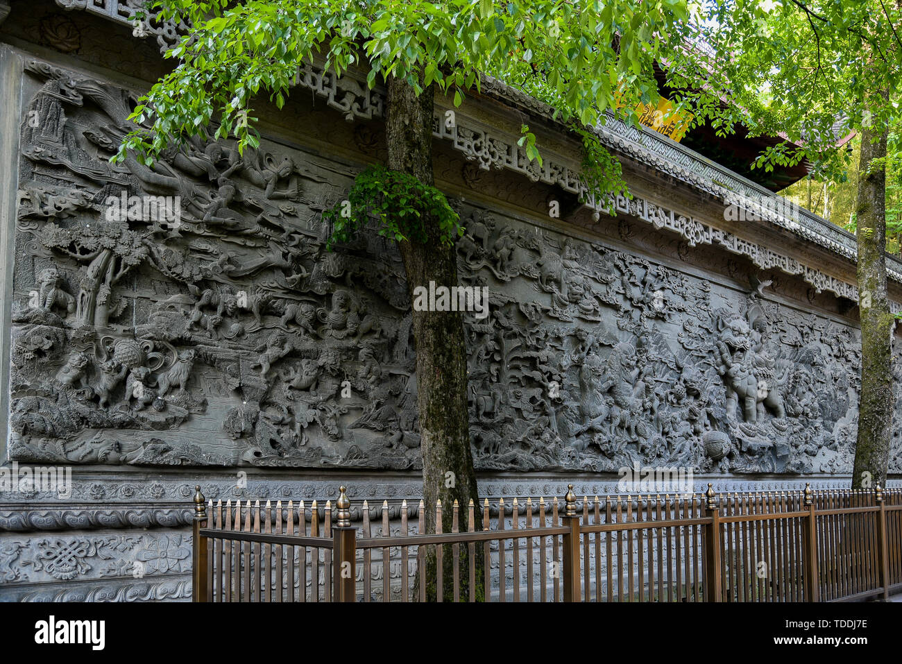 Lingyin Temple, Buddhism, architecture Stock Photo - Alamy