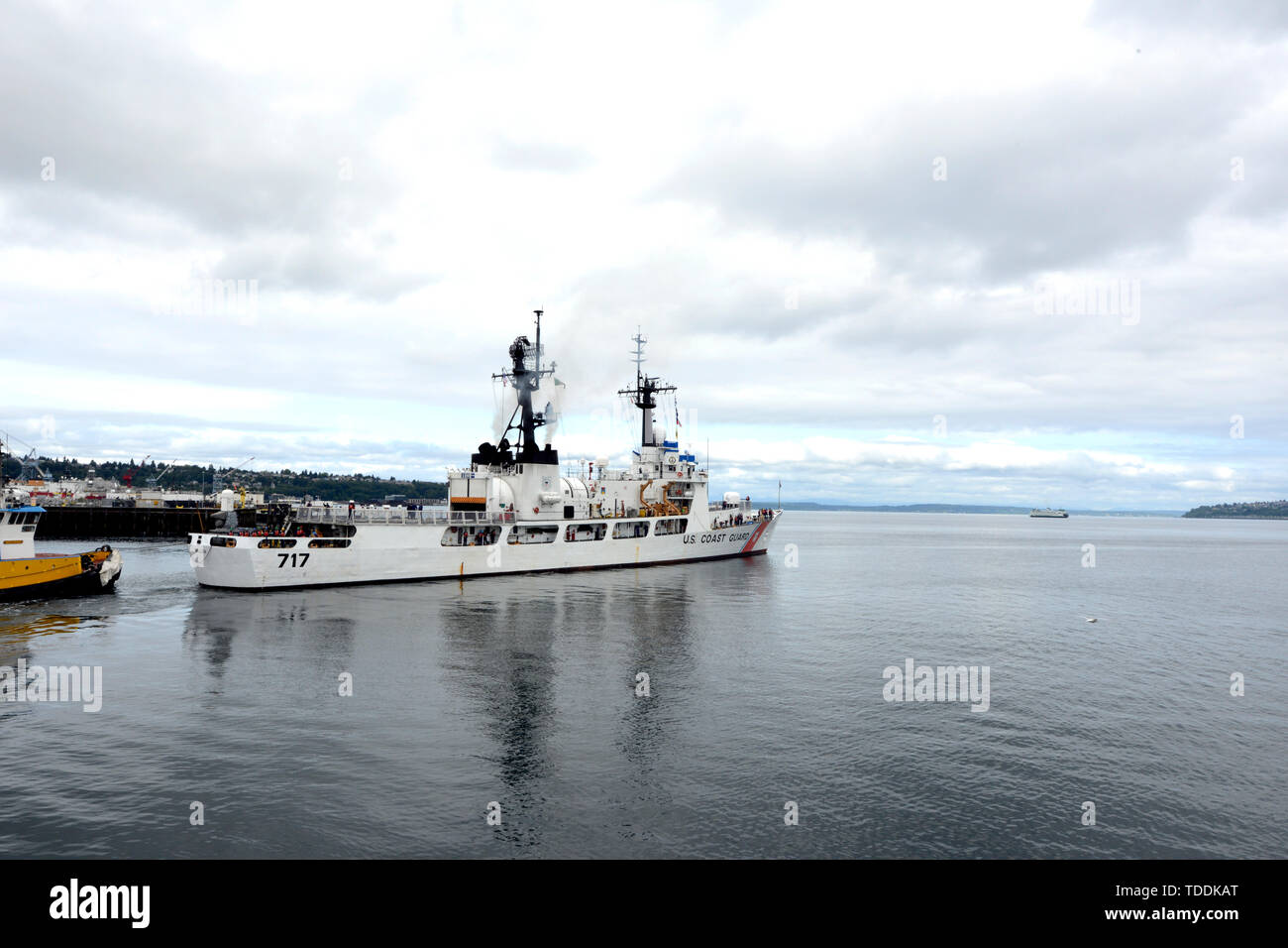 Coast Guard Cutter Mellon leaves its homeport of Seattle June 14, 2019 ...