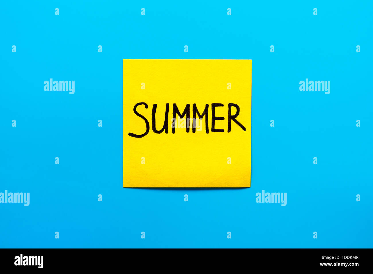 Seasons, summer vacation, reminder and combination concept- Close up ...