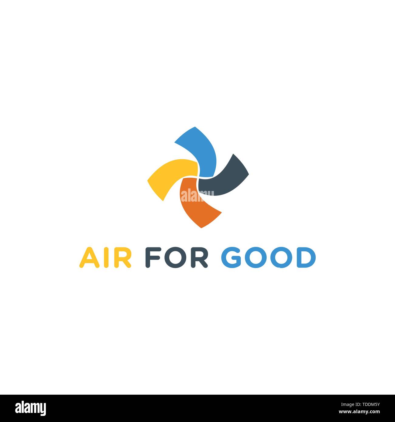 Air conditioning logo vector Cut Out Stock Images & Pictures - Alamy