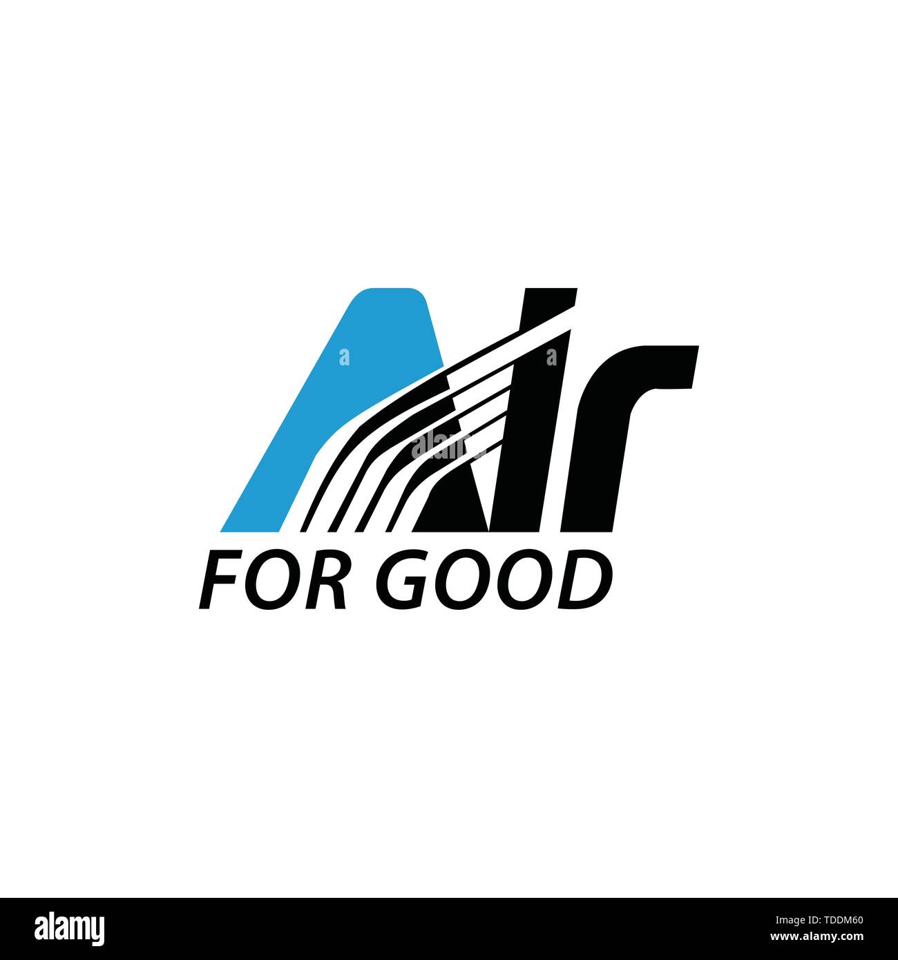 colorful air fan propeller line logo vector Stock Vector Image & Art ...