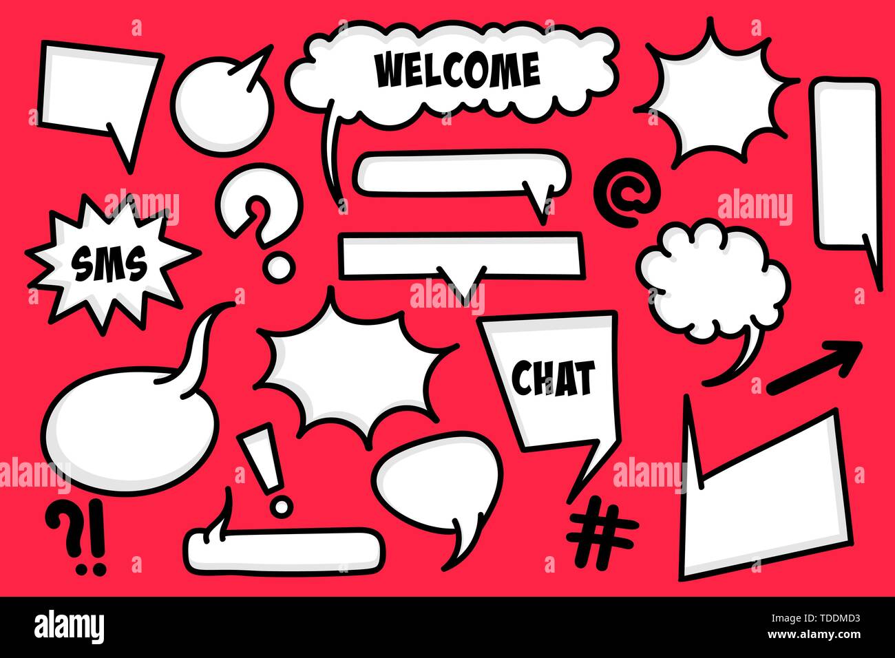 Comic book text speech bubble in pop art style. Halftone background ...