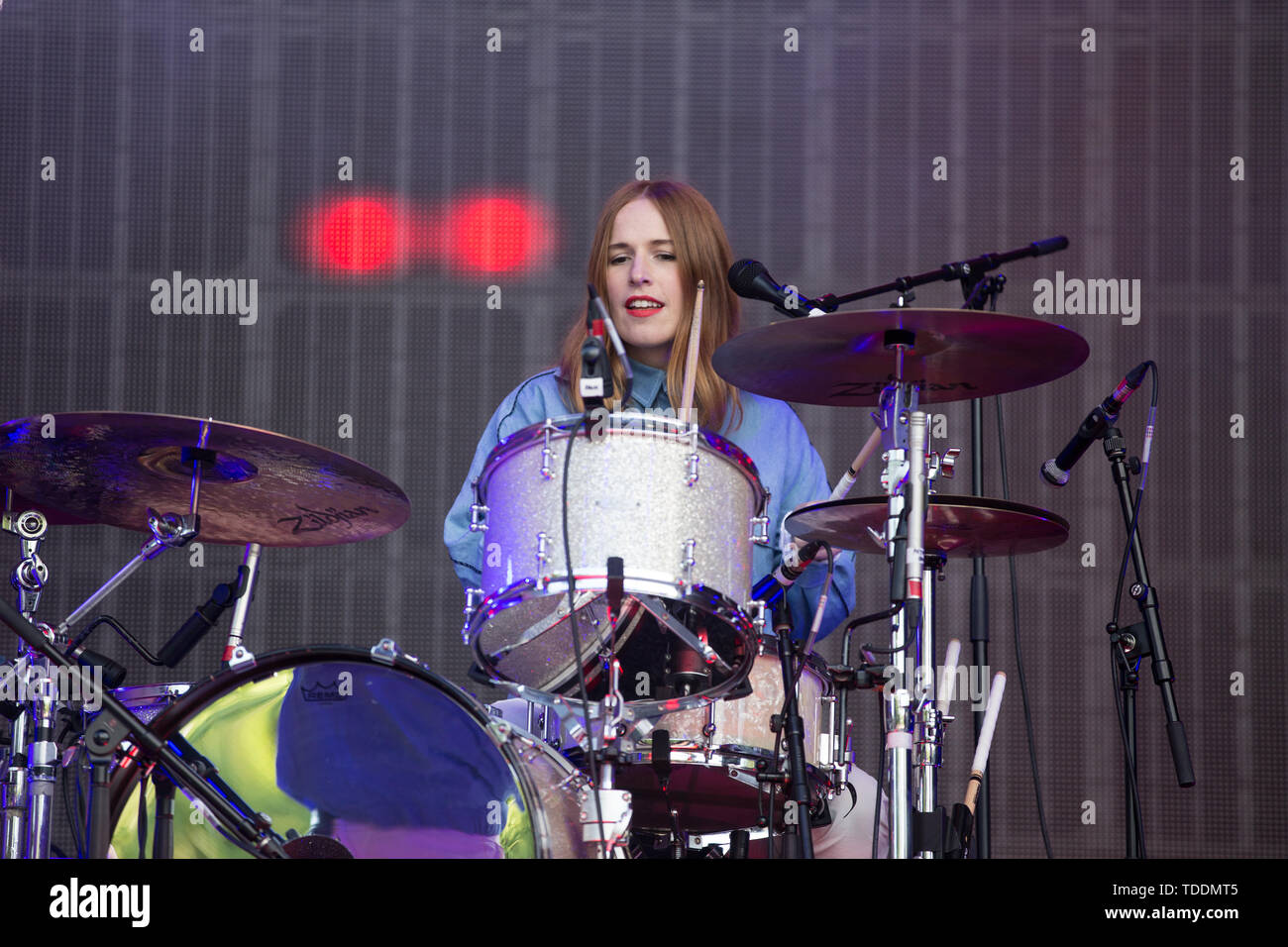 Oslo, Norway - June 13th, 2019. The English electronic music group ...