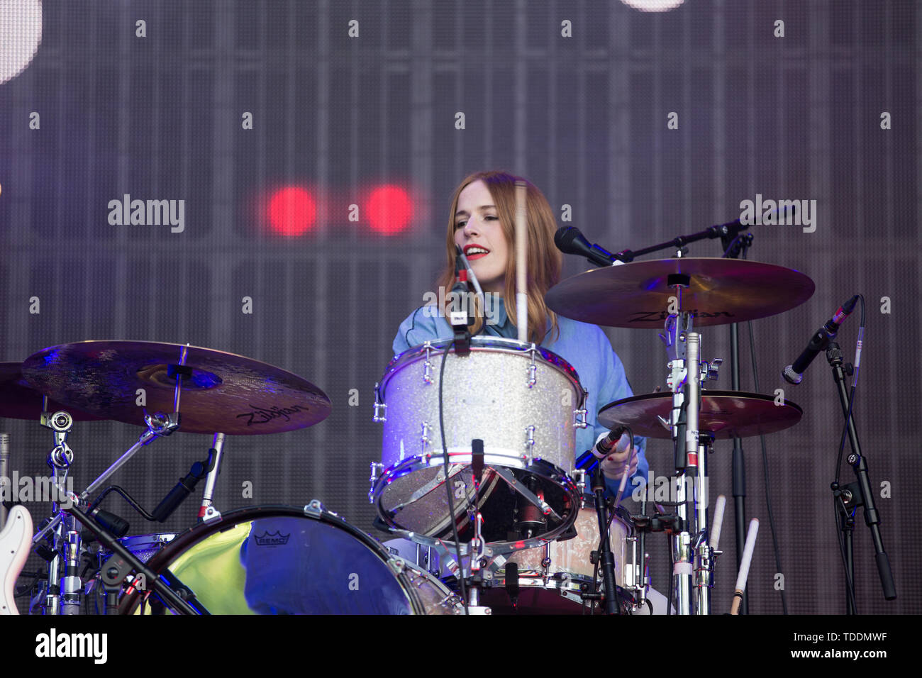 Oslo, Norway - June 13th, 2019. The English electronic music group ...