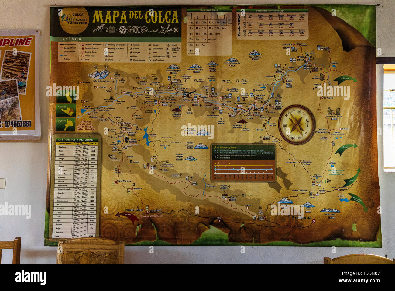 Peru maps hi-res stock photography and images - Alamy