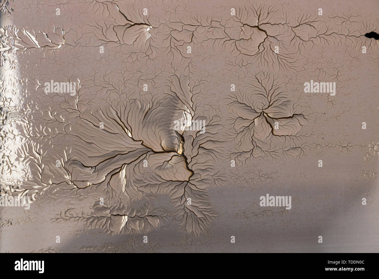 Mirror damaged by moisture, damp in a hotel in Arequipa, Peru Stock ...