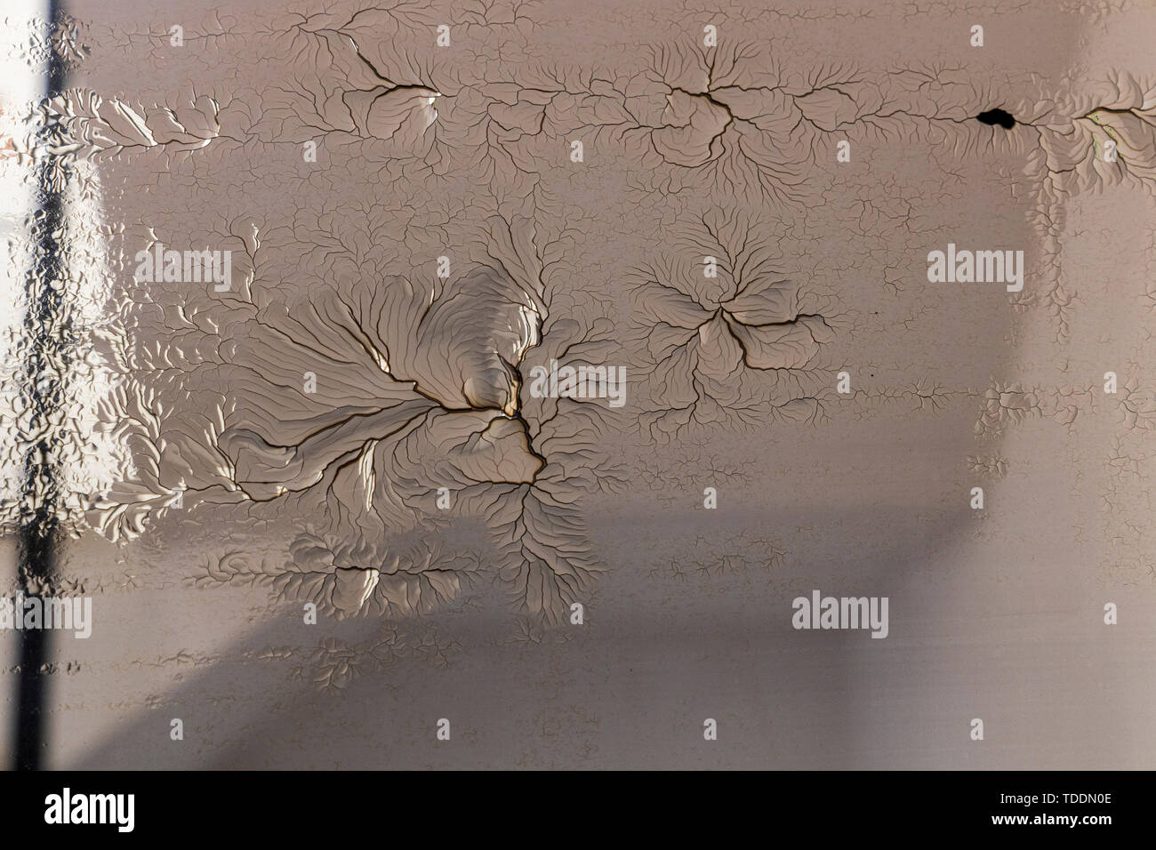 Mirror damaged by moisture, damp in a hotel in Arequipa, Peru Stock ...