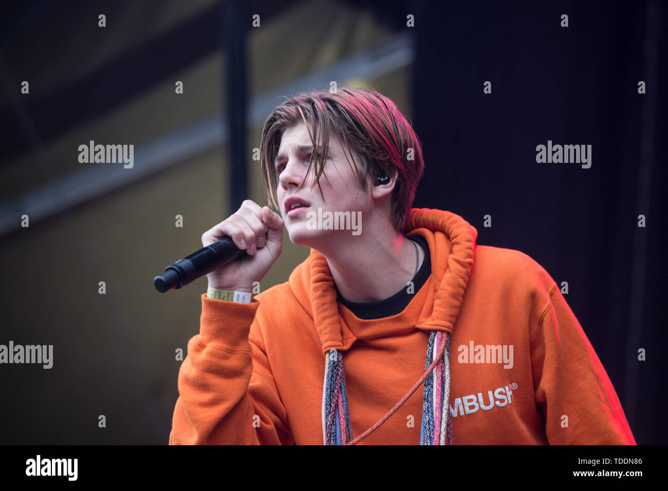 Oslo, Norway - June 13th, 2019. The Australian singer Ruel performs a ...