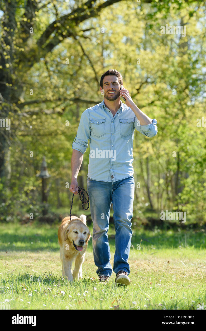 Labrador retriever real people hi-res stock photography and images - Alamy