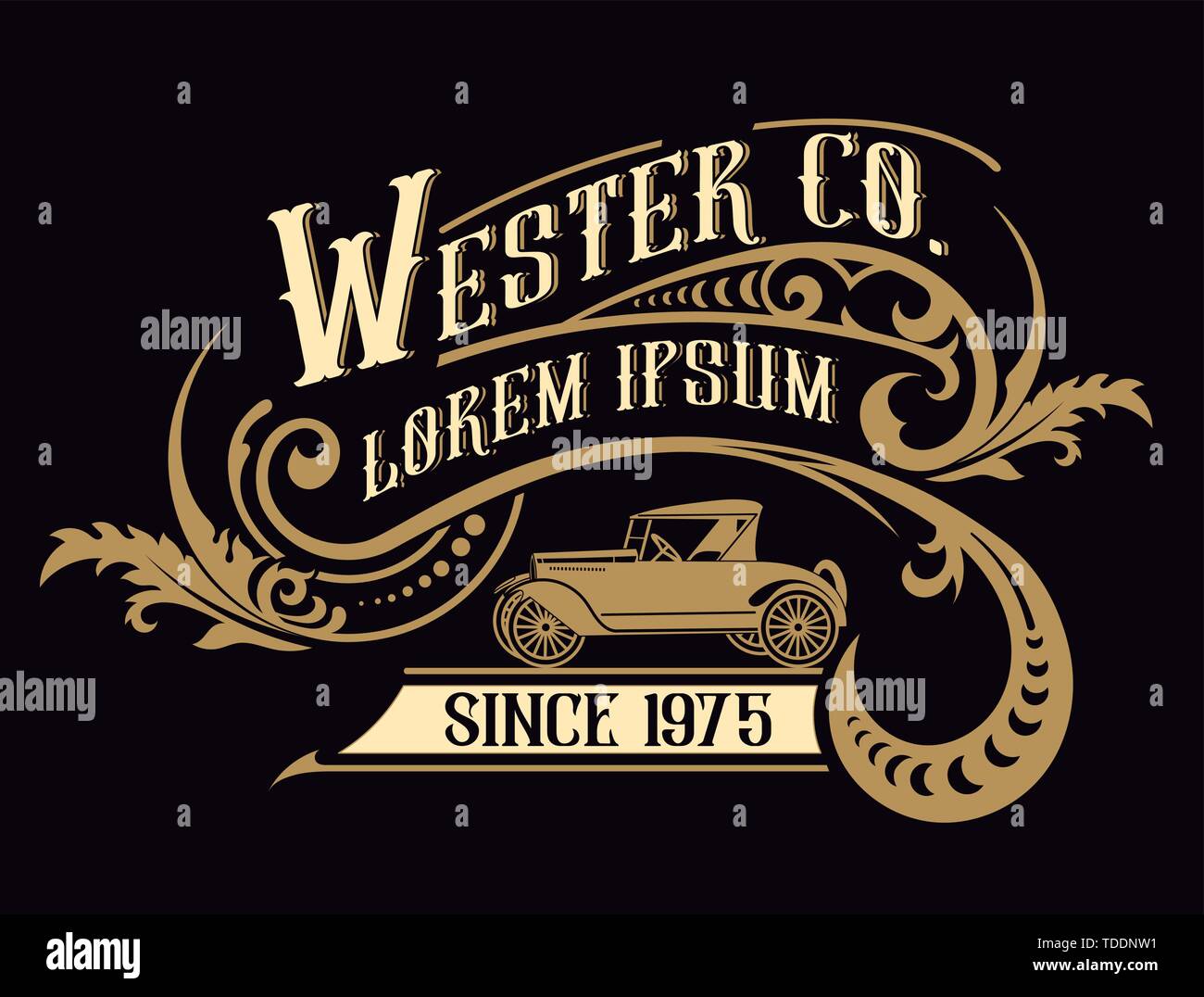 Victorian logo hi-res stock photography and images - Alamy