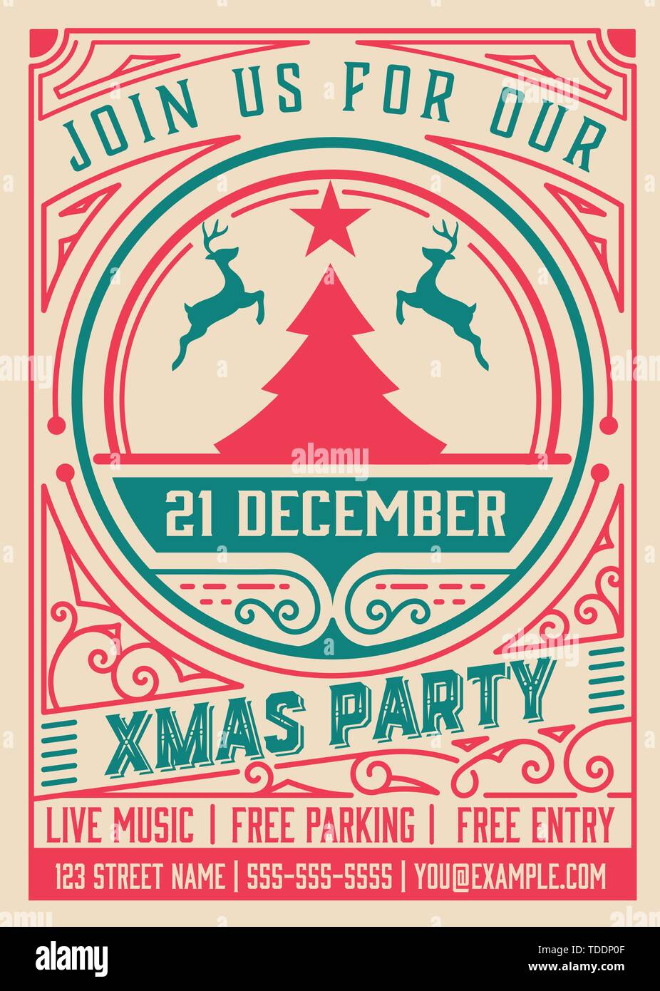 Vintage Christmas Party