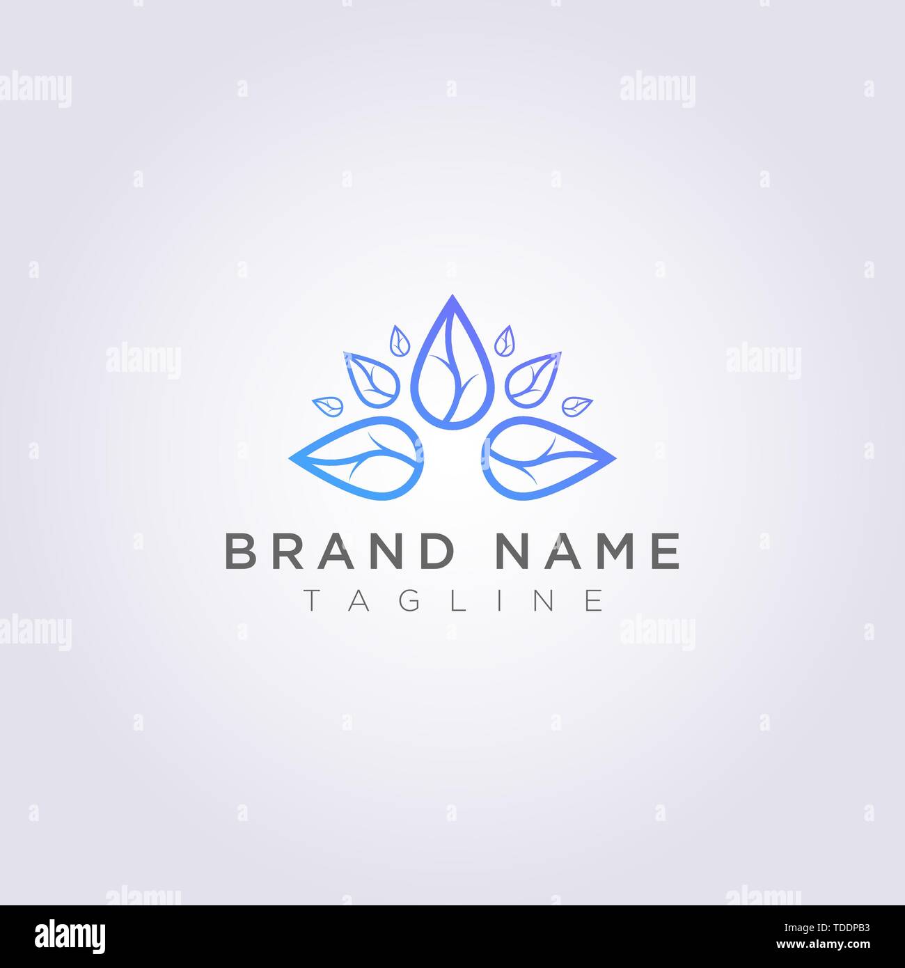 Gold leaf store sign Stock Vector Images - Alamy