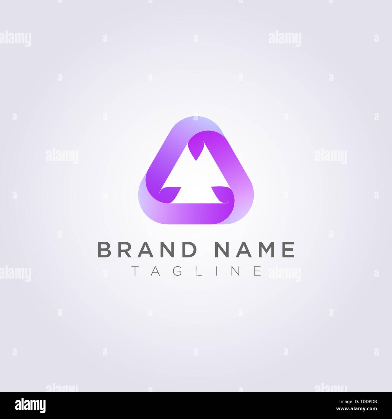 Recycle triangle logo design for your Business or Brand Stock Vector ...