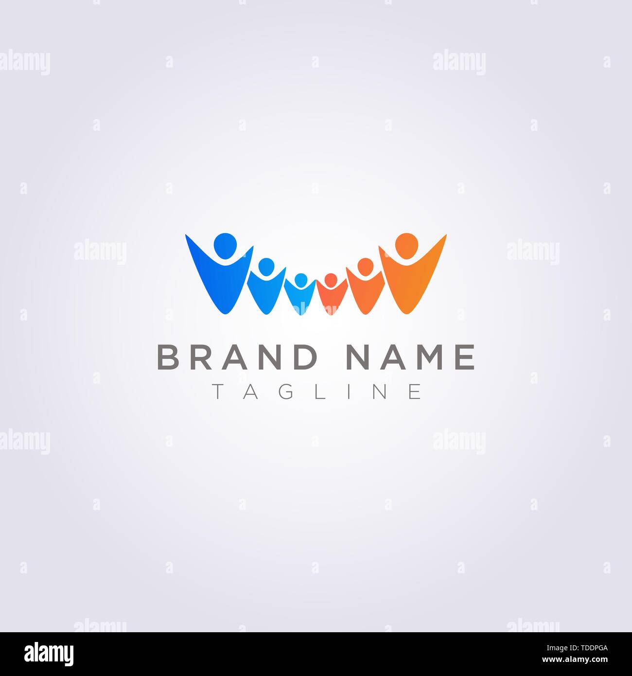 Design a Logo of a group of people for your Business or Brand Stock ...
