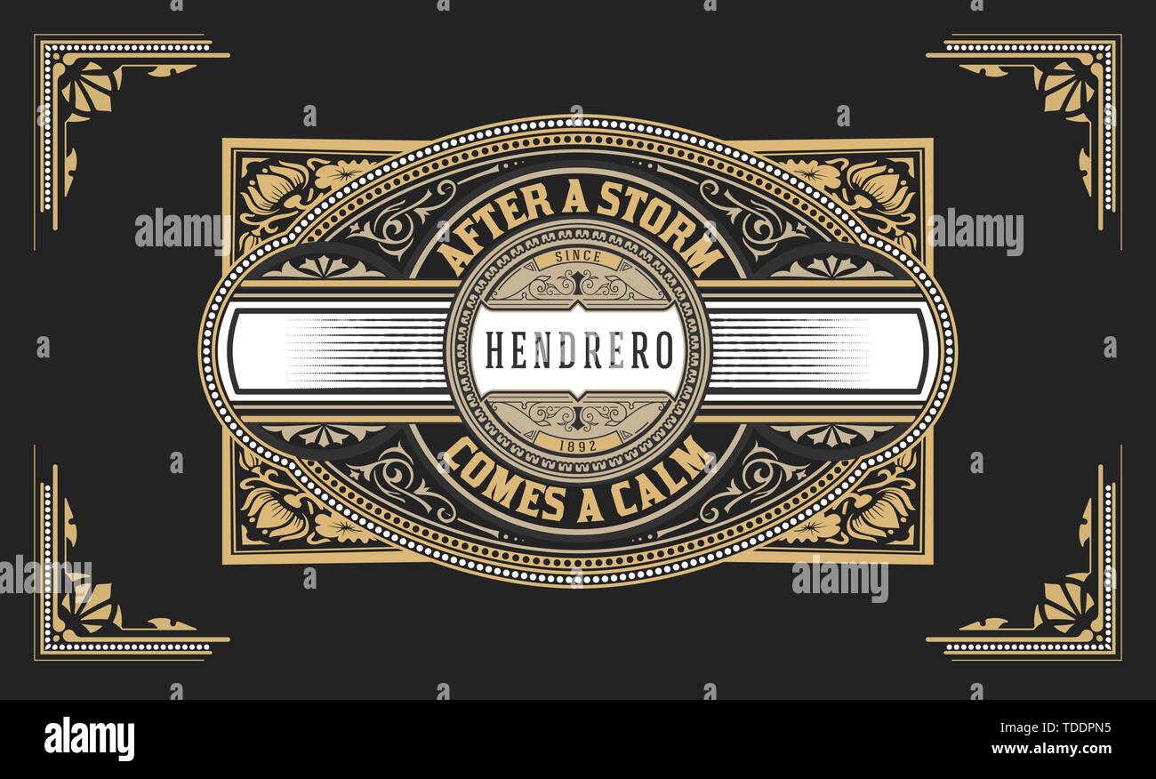 Antique label hi-res stock photography and images - Alamy