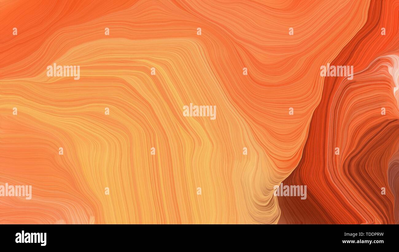 curved lines with coral, firebrick and coffee colors. modern dynamic ...