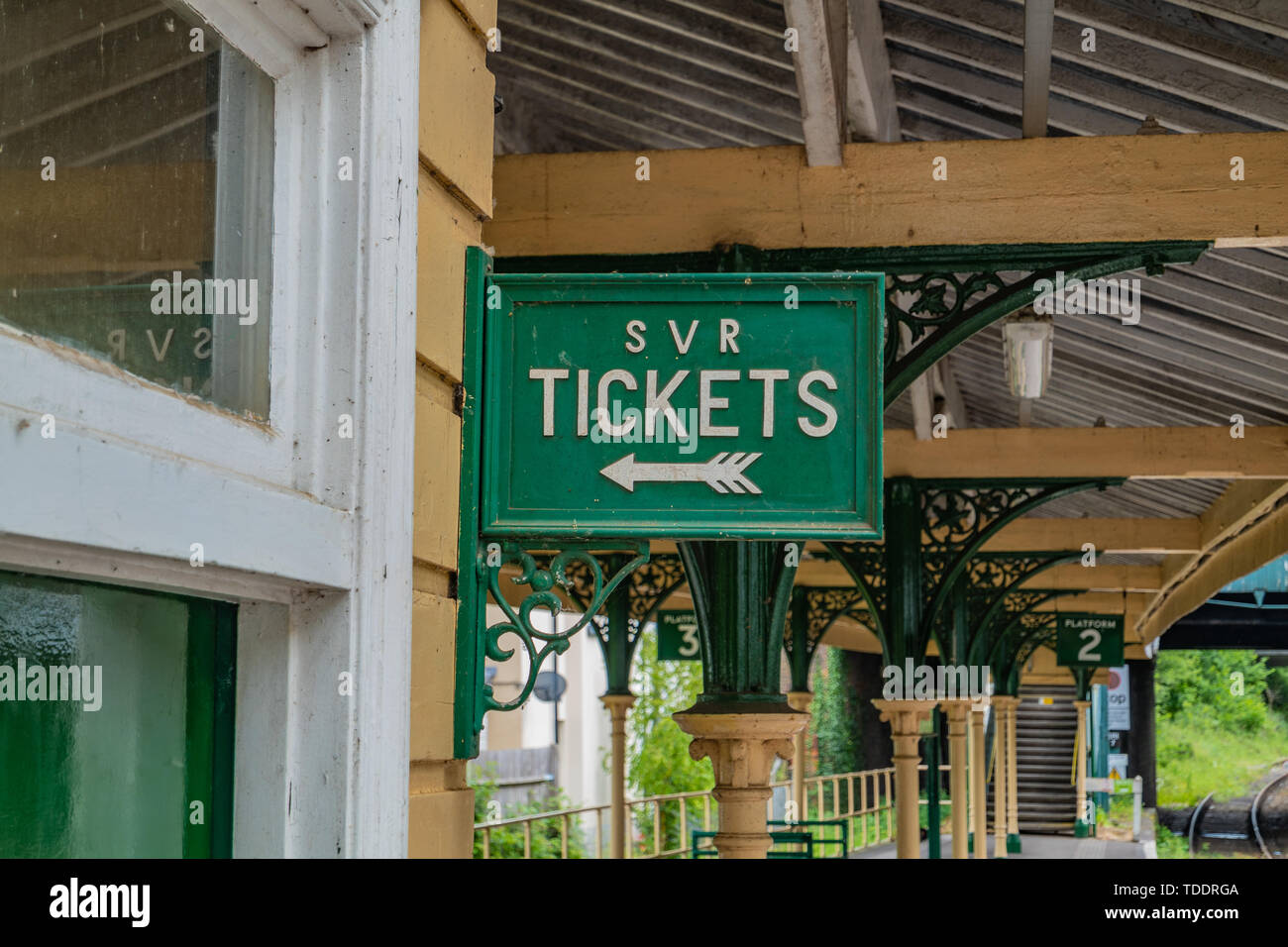 Railway sign tickets trains hi-res stock photography and images - Alamy