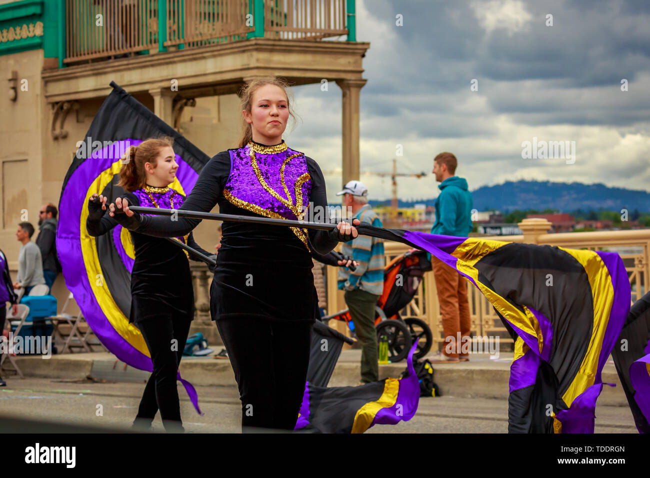 Portland, Oregon, USA - June 8, 2019: Sumner High School Spartan ...