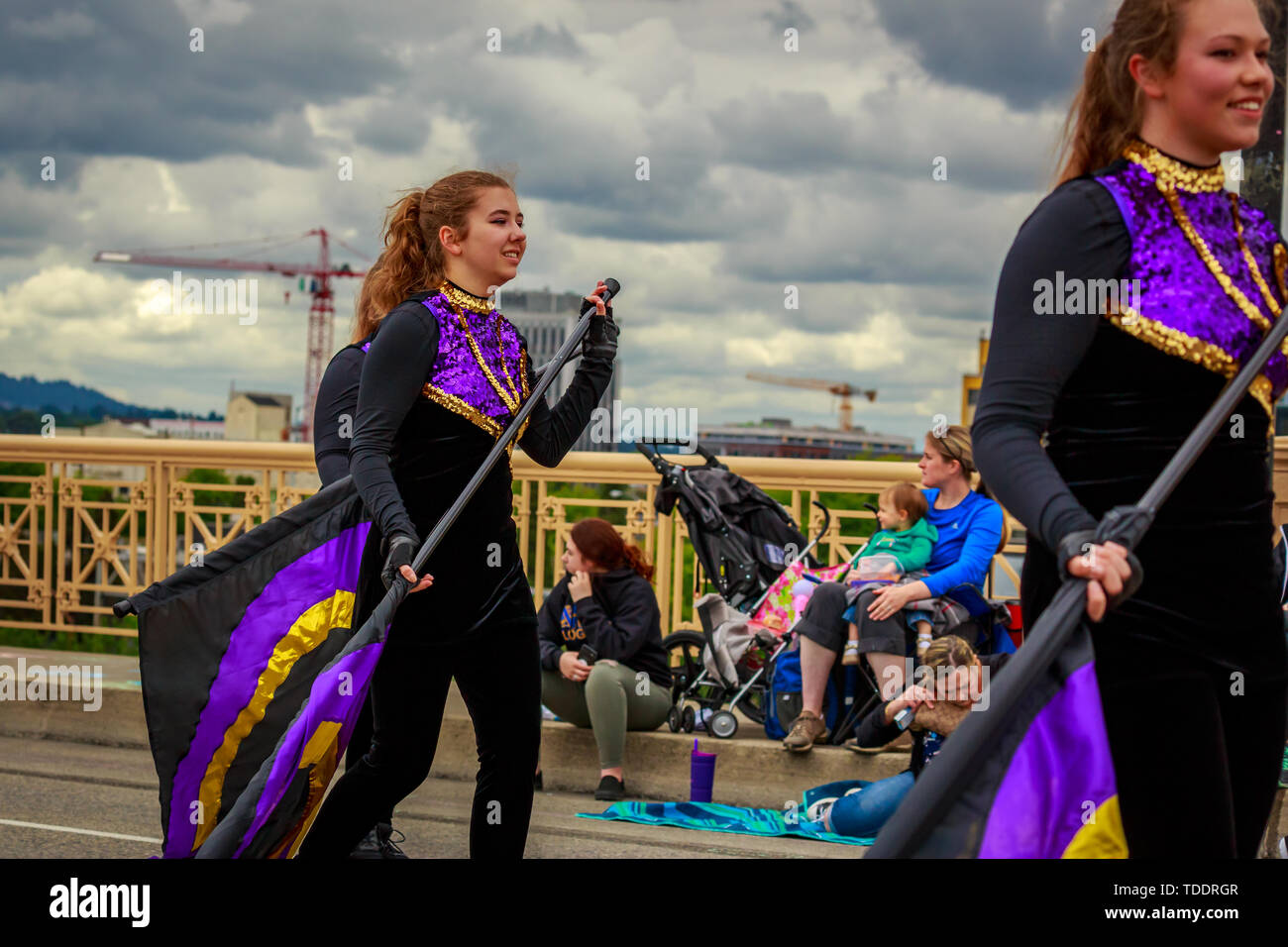 Portland, Oregon, USA - June 8, 2019: Sumner High School Spartan ...