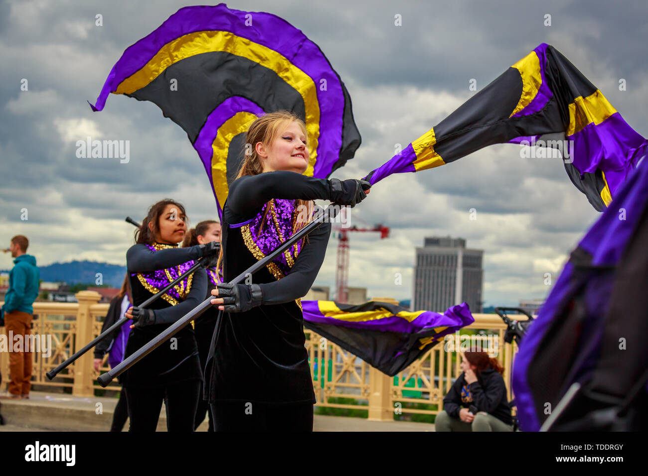 Portland, Oregon, USA - June 8, 2019: Sumner High School Spartan ...