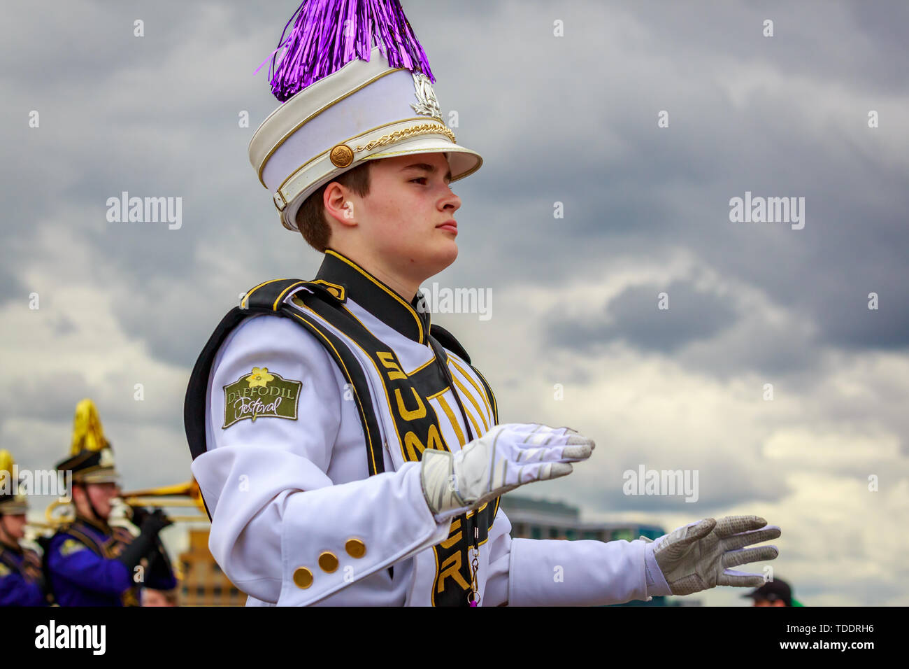 Portland, Oregon, USA - June 8, 2019: Sumner High School Spartan ...