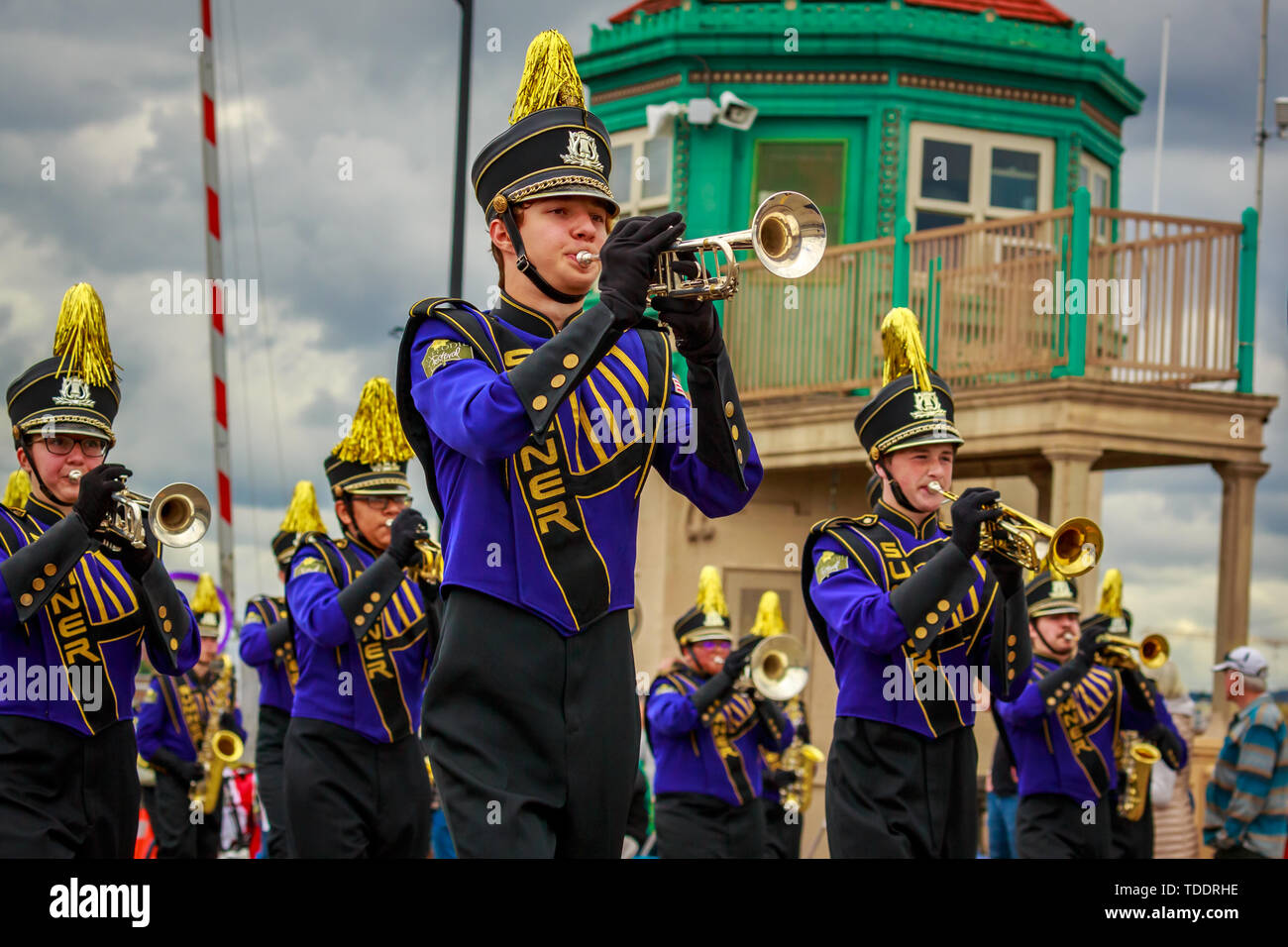 Portland, Oregon, USA - June 8, 2019: Sumner High School Spartan ...